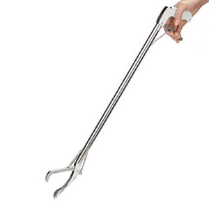 nc kdafa snake tong,75/100cm reptile lizards snake tong stick herp grabber reacher handing tool heavy duty (75cm)