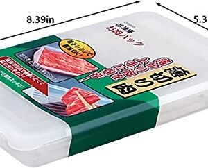 wulikanhua 2 Pack-Cold Dish Storage Container, Deli Meat Container Cold Cuts Fridge Keeper, Cheese Food Storage Container with Lid for Refrigerator, Shallow Low Profile Christmas Cookie Holder