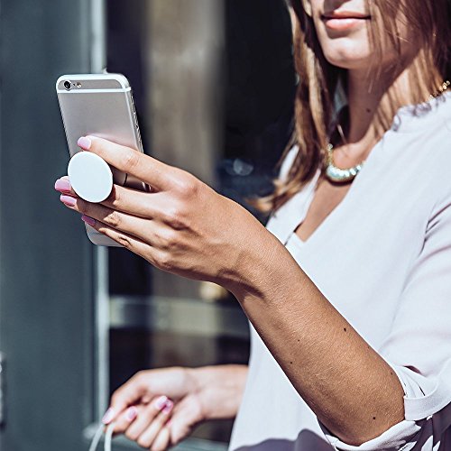 Pink Sparkle And White Glitter PopSockets Swappable PopGrip