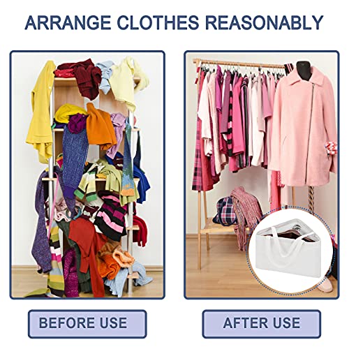 Hanger Storage Triangle Bag with Handles for Space Saving, Hangers Storage Organizer Hanger Holder Portable Stacker Container