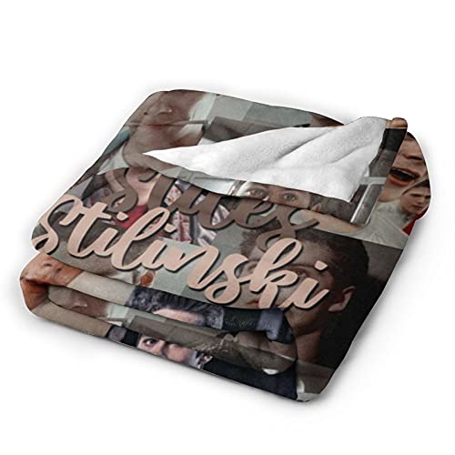 Uilove Stiles Stilinski Super Soft Cozy Blanket Microfiber Flannel Lightweight Throw Blanket for Bed Couch Sofa Chair Living Room,Suite for All Season 60x50inch