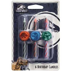 decopac jurassic world icon birthday candles cake decoration