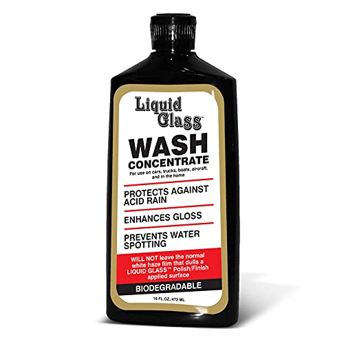 Liquid Glass Wash Concentrate - For use on Cars, Trucks, Boats, Aircraft, and in the home - 16 Fluid Ounces