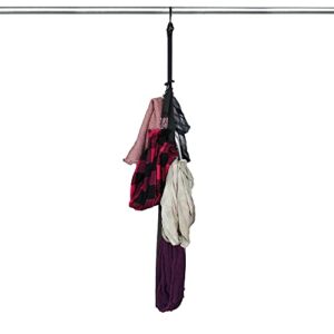 LAMINET Closet Hanger Hat Rack Organizer Hats, Purses, and other items for up to 16 items. Easy Assembly Hangs Over Rod Dent/Scratch Free