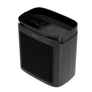 honeywell powerplus hepa air purifier, allergen reducer for medium/large rooms (200 sq. ft.) black - wildfire/smoke, pollen, pet dander & dust air purifier, hpa3100