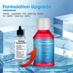 CoYlBod Inkjet Printers Printhead Cleaning kit Compatible for Epson Workforce WF-3720 WF-3725 WF-3730 WF-3733 WF-2850 WF-2830 Expression Home XP-4100 XP-4105-3.4oz 100ml Nozzle Cleaner