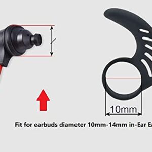 BLLQ Earbuds Stabilizer Ear Fins Ear Hooks Anti-Slip Anti-Drop 3D Support, Compatible with Jaybird x4 X3 x2 x,Samsung Phones’ akg Earbuds, Soundcore, Other Same Style in Ear Earphone,3 Pairs sml