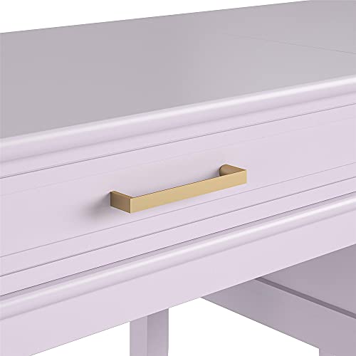 CosmoLiving by Cosmopolitan Westerleigh Lift-Top Computer Desk, Lavender