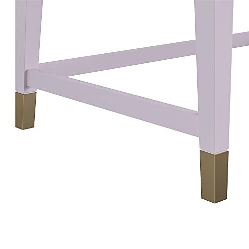 CosmoLiving by Cosmopolitan Westerleigh Lift-Top Computer Desk, Lavender