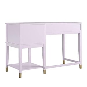 CosmoLiving by Cosmopolitan Westerleigh Lift-Top Computer Desk, Lavender