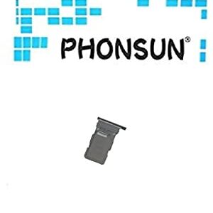 PHONSUN Replacement Single SIM Card Tray for Samsung Galaxy S21 5G G991U / S21 Plus 5G G996U / S21 Ultra 5G G998U (Phantom Black)