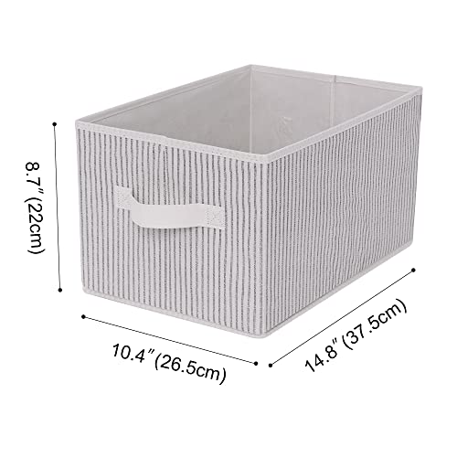 GRANNY SAYS Bundle of 3-Pack Rectangle Storage Bins & 3-Pack Rectangle Lidless Storage Bins