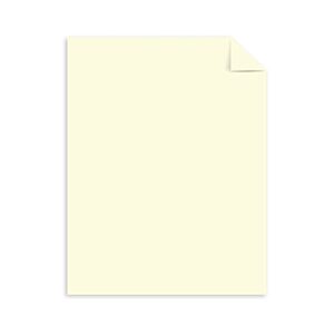 Astrobrights Colored Cardstock, 8.5" x 11", 65 lb/176 gsm, Cream", 50 Sheets (Pack of 6) - 300 Sheets in Total (91518)