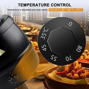 Food Soup Kettle Warmer with Ladle Countertop Cheese Warmer Catering Soup Warmer Commercial for Buffet Food Warmer Party