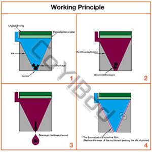 Inkjet Printers Printhead Cleaning kit Replacement for Epson Workforce Pro WF-7310 WF-4720 WF-4730 WF-4734 WF-4740 EC-4020 EC-4030 EC-4040 WF-4820 WF-4830 WF-4834 WF-3820-3.4oz 100ml Nozzle Cleaner