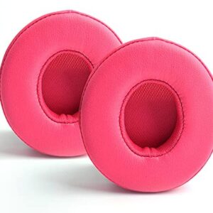 Solo2.0 Professional Soft Ear Pads Cushions Replacement Earpads Compatible with Beats Solo 2 SOLO2.0 Wired On-Ear Headphones(Pink)