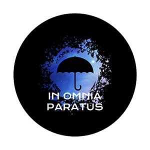 In omnia Paratus Umbrella PopSockets Swappable PopGrip