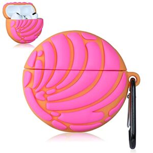 lupct fashion case for airpod pro 2019/pro 2 gen 2022 cover cases cute funny luxury cool design for men boys teen girls women fun unique character 3d trendy for airpods pro air pods pro(pink concha)