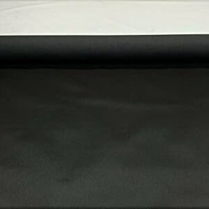 USA Fabric Store Cordura Black 500D Waterproof Outdoor Fabric 60" Wide DWR