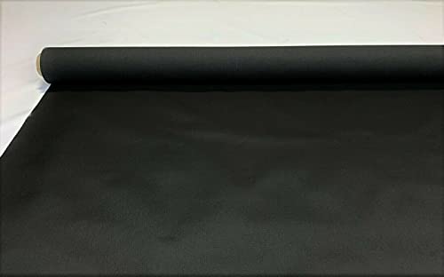 USA Fabric Store Cordura Black 500D Waterproof Outdoor Fabric 60" Wide DWR