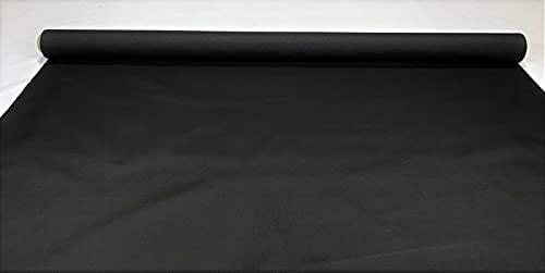 USA Fabric Store Cordura Black 500D Waterproof Outdoor Fabric 60" Wide DWR