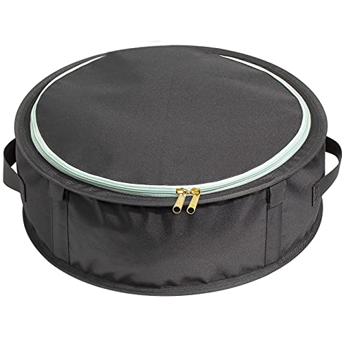 Barrpet Prevent Litter Scatter Design.Collapsible Portable Cat Litter Box with Lid and Handle Standard for Travel Light Weight Leak-Proof, Sturdy, Easy to Clean(17.7"X17.7"X5.9")