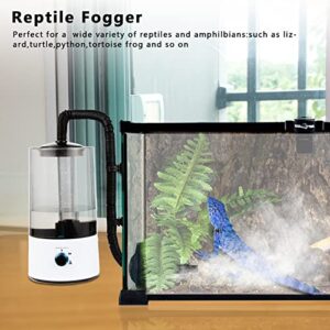 Reptile Humidifier Mister Terrarium Fogger Large Lizard Tank Ultrasonic Reptile Humidifier Electric 4L Tank Fogger Terrarium for Reptile/ Snake/ Herps/ Chameleon