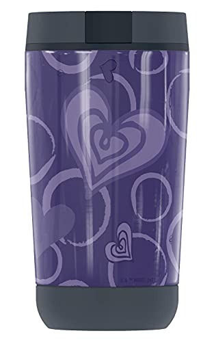 THERMOS Looney Tunes Tweety Heart Pattern GUARDIAN COLLECTION Stainless Steel Travel Tumbler, Vacuum insulated & Double Wall, 12 oz.