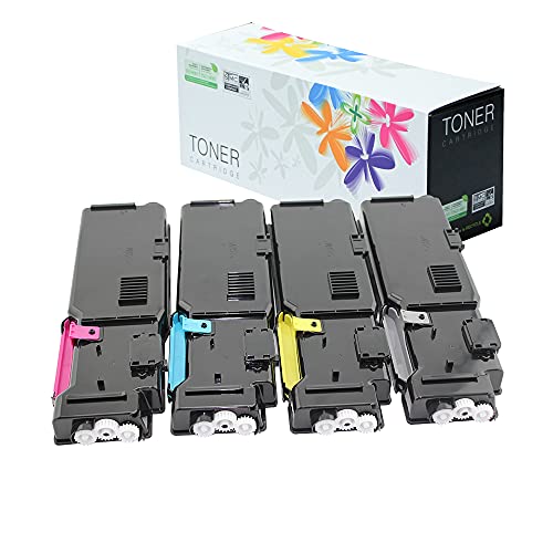 EF Products Remanufactured for Xerox Phaser 6600 6600N 6600DN WorkCentre 6605 6605N 6605DN Toner Cartridge (Black 106R02228, Yellow 106R02227, Magenta 106R02226, Cyan 106R02225, 4-Pack)