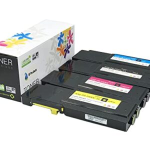 EF Products Remanufactured for Xerox Phaser 6600 6600N 6600DN WorkCentre 6605 6605N 6605DN Toner Cartridge (Black 106R02228, Yellow 106R02227, Magenta 106R02226, Cyan 106R02225, 4-Pack)