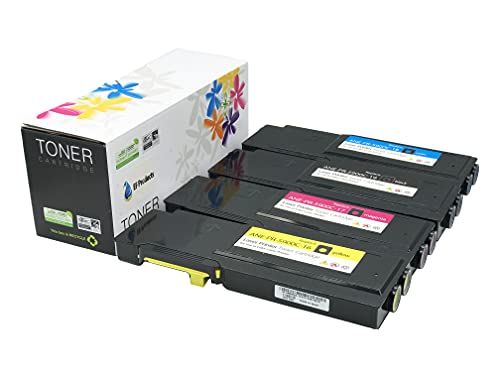 EF Products Remanufactured for Xerox Phaser 6600 6600N 6600DN WorkCentre 6605 6605N 6605DN Toner Cartridge (Black 106R02228, Yellow 106R02227, Magenta 106R02226, Cyan 106R02225, 4-Pack)