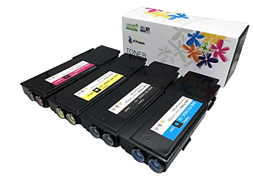 EF Products Remanufactured for Xerox Phaser 6600 6600N 6600DN WorkCentre 6605 6605N 6605DN Toner Cartridge (Black 106R02228, Yellow 106R02227, Magenta 106R02226, Cyan 106R02225, 4-Pack)