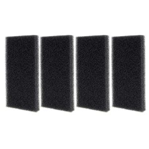 alegi 4 pieces aquarium filter foam sponges pad, fish tank bio sponge coarse sheet filter media pad, cut-to-size foam for pet filters (8x4x1 inch 4 pcs)