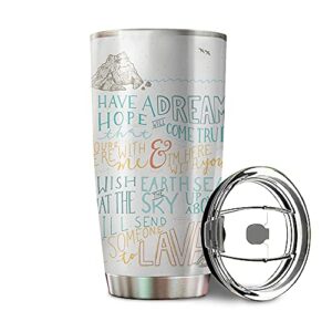 i lava you tumbler 20oz & 30oz stainless steel travel mug