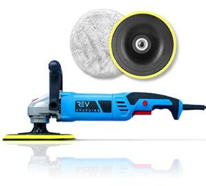 vvivid rev buffer polisher, 7 inch, 6 speeds