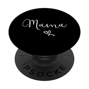 mama heart print mother mom women christmas mother's day popsockets swappable popgrip