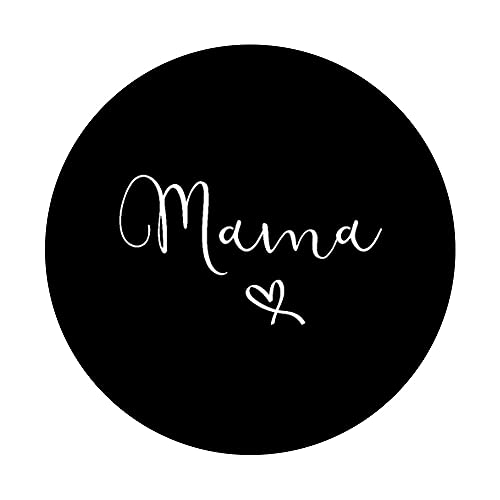 Mama Heart Print Mother Mom Women Christmas Mother's Day PopSockets Swappable PopGrip