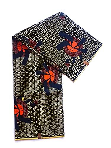 Midwe African Print Fabric - Cotton (6yards)