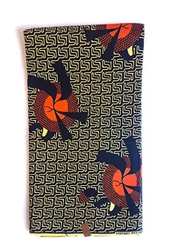 Midwe African Print Fabric - Cotton (6yards)