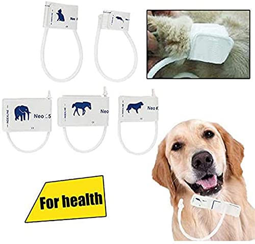 5 Pcs Veterinary Animal Blood Pressure Cuff,Disposable Pet Hamster Sphygmomanometer Cuff Accessories - Fit Most Animal Monitor with 2 Kinds of Interfaces(#1Hamster)