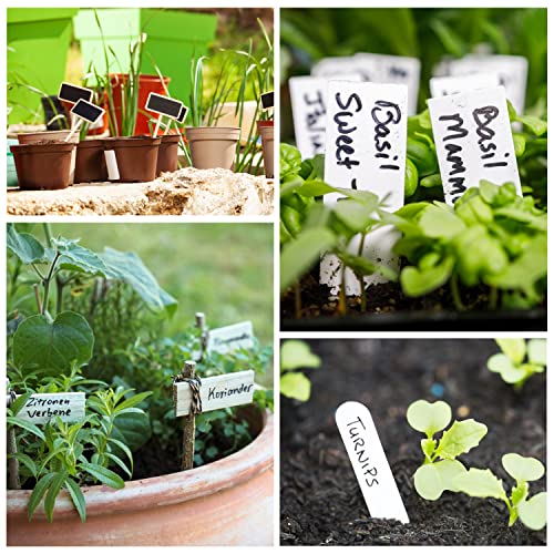 Mr. Pen- Garden Markers, Black, 4 Pack, Plant Markers, Garden Markers for Plants Outdoor Waterproof, Plant Markers for Seedlings, Waterproof Permanent Marker, Plant Markers for Outdoor Plants.