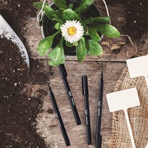 Mr. Pen- Garden Markers, Black, 4 Pack, Plant Markers, Garden Markers for Plants Outdoor Waterproof, Plant Markers for Seedlings, Waterproof Permanent Marker, Plant Markers for Outdoor Plants.