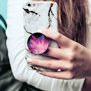 Gladiour Not Glitter Images Printing / Collapsible Grip & Stand for Phones and Tablets （3 Pack ） - Marble