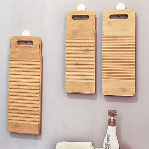 MNTT Laundry Board,Manual Home Anti-Slip Portable Rectangle Durable Washboard Scrubboards Clothes Cleaning Tools(M)