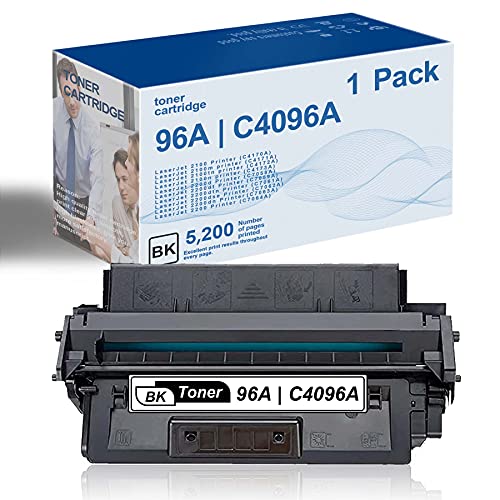 1-Pack High Yield 96A C4096A Black Toner Cartridge : VSRNK Compatible Replacement for HP 96A Toner Cartridge 2100 2100m 2100tn 2100n 2200d 2200dt 2200dtn 2200dse 2200dn 2200 Printer