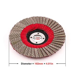 5" Diamond Flap Disc Grinding Sanding Wheels 120 Grit - Sander Tile Stone Marble Concrete Granite Ceramics Glass 1Pcs