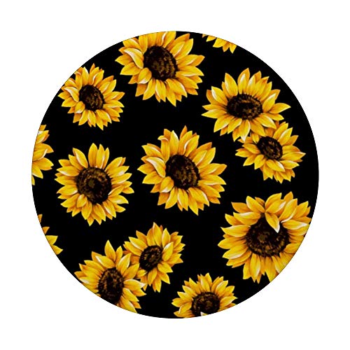 Sunflowers Yellow Pattern Phone Popper PopSockets Swappable PopGrip