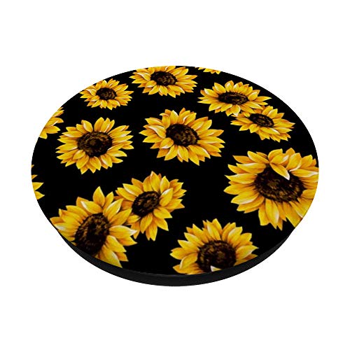 Sunflowers Yellow Pattern Phone Popper PopSockets Swappable PopGrip