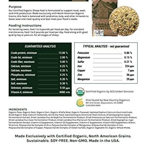 New Country Organics Soy-Free Sheep Feed, 40 lbs