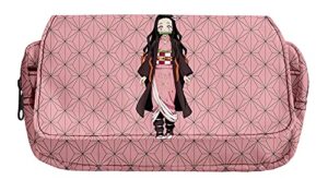 handafa manga demon slayer pencil case anime kemitsu no yaibu pencil pouch holder(nezuko pink)